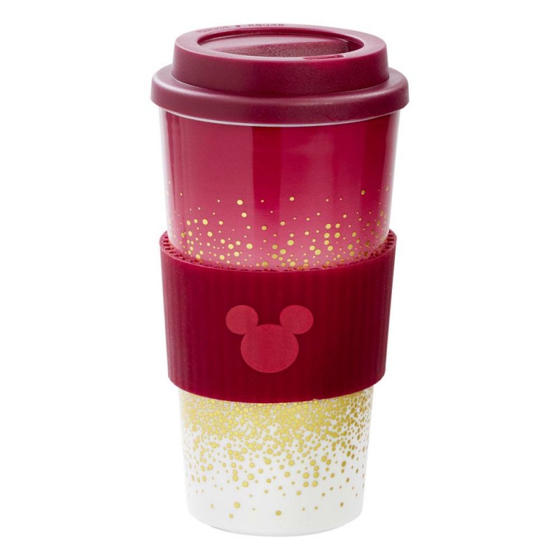 Disney Travel Mug Mickey Berry Glitter - Wondertoys.nl