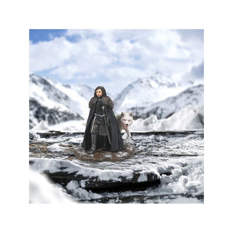 Jon Snow and Ghost Figurine - Game of Thrones by Dept 56 - Wondertoys.nl