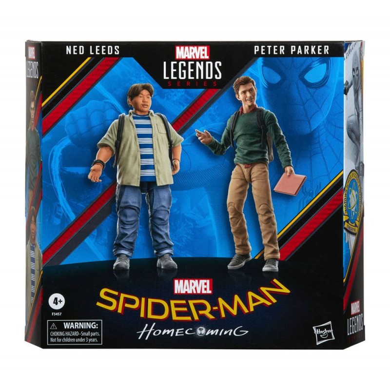 Spider-Man: Homecoming Marvel Legends Action Figure 2-Pack 2022 Ned ...