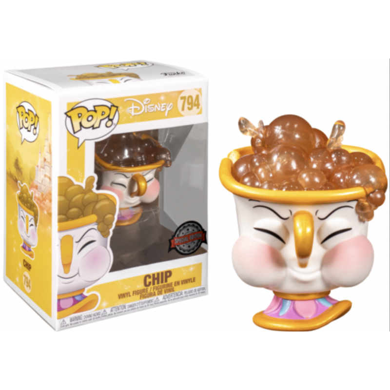 Funko Pop 794 Chip, Beauty and the Beast (Exclusive) - Wondertoys.nl